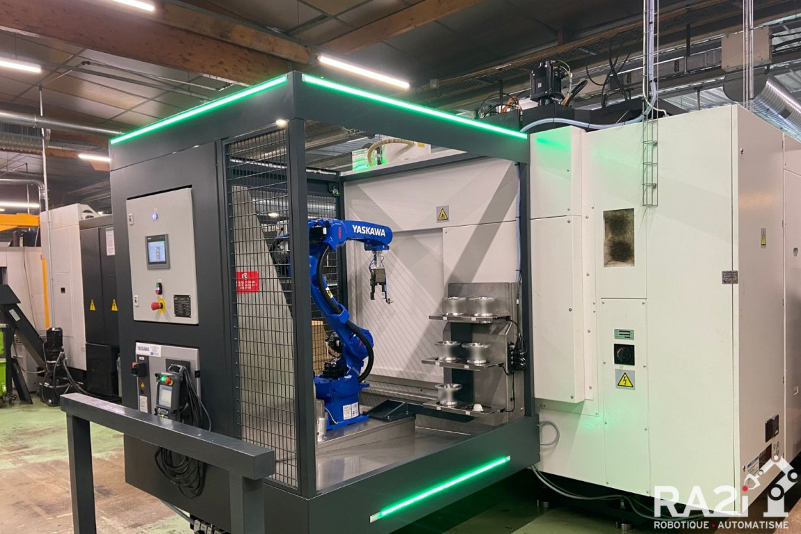 Cellule robotisée centre d’usinage : robotique et automatisme